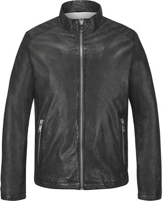 Milestone Herren Lederjacke braun