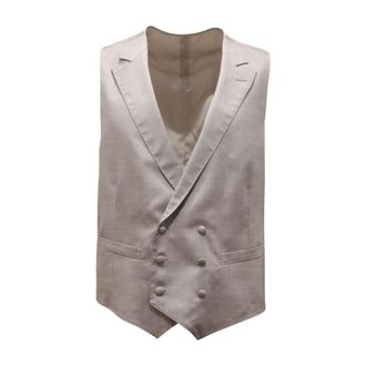 Lardini Doppelreihige Weste made in Italy - - Suits - Herren - Grau - L