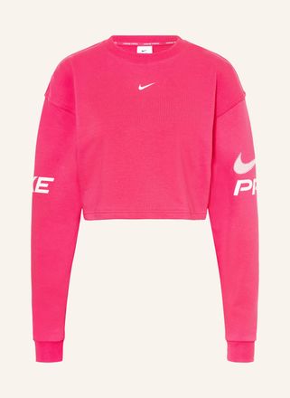 Nike Cropped-Sweatshirt Pro Dri-Fit pink