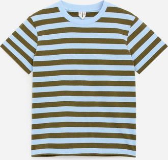 Arket T-Shirt Mit Rundhalsausschnitt -Blau