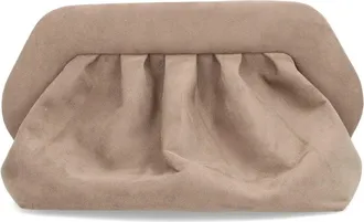 Themoir&egrave; Womens Clutch Bag Finish Grey Polyester
