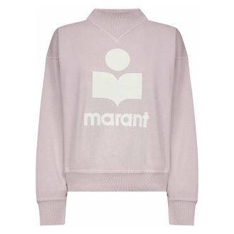 Isabel Marant Rosa Pullover mit V-N&auml;hten - - Sweatshirts & Hoodies - Damen - Rosa - S