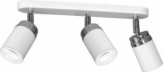 Licht-Erlebnisse Deckenspot GU10 Wei&szlig; Chrom Modern Deckenstrahler K&uuml;che