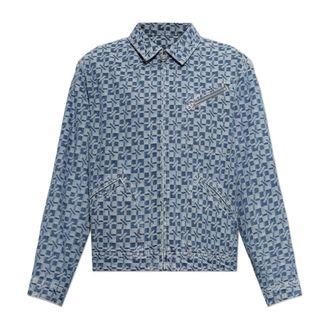 Kenzo Veste en jean monogramme - Homme - Vestes - Bleu - Taille: S