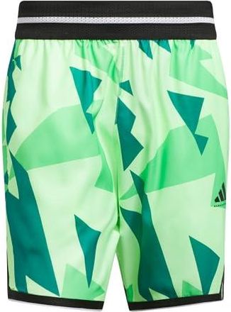 adidas Mens Short Crazy Lite, Green Spark/Black, L 13 CM