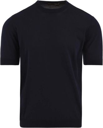 FILIPPO DE LAURENTIIS Homme, Pulls, Bleu, Taille: XL T-Shirt Col Rond