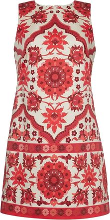 Cara Cara robe courte volant&eacute;e Mackenzie &agrave; fleurs - Tons neutres