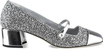 Jimmy Choo London Hohe Schuhe - Elisa 45 Pumps - Gr. 39,5 (EU) - in Grau - f&uuml;r Damen