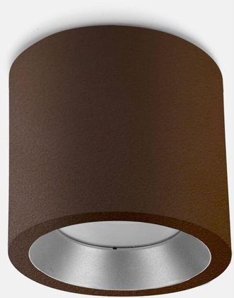 Leds - C4 Cosmos - Plafonnier ext&eacute;rieur &agrave; led brun 16.8cm 2526lm 3000K IP65 - Leds-c4