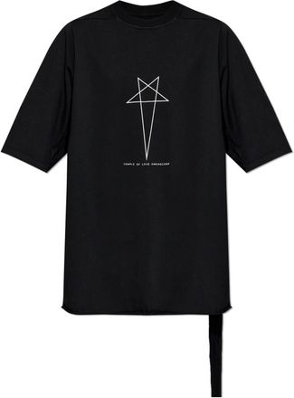 Rick Owens Homme, Tops, Noir, Taille: M Jumbo SS T-Shirt