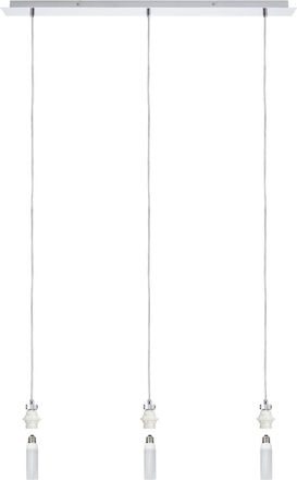 Paulmann 998.38 Paulmann Pendelleuchten Living 2Easy Pendelleuchte 3x11W E27 Chrom 230V