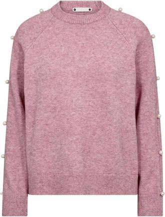 Co'Couture Femme, Pulls, Rose, Taille: 38 FR RowanCC Pearl Sleeve Knit