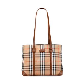 Burberry Sac cabas Pre-owned Everyday - Femme - Pre-owned - Brun - Taille: ONE Size