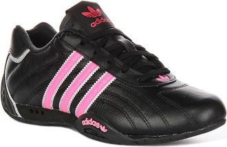 adidas Adiracer Lo W Baskets pour femme Core Black Vibrant 3 Stripe Lg, Noir et rose, 8