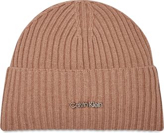 Calvin Klein M&uuml;tze Calvin Klein Ck Must Logo Beanie K60K611401 Rosa
