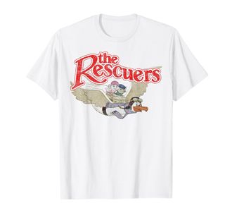 Disney The Rescuers Down Under Group Shot Title Logo T-Shirt