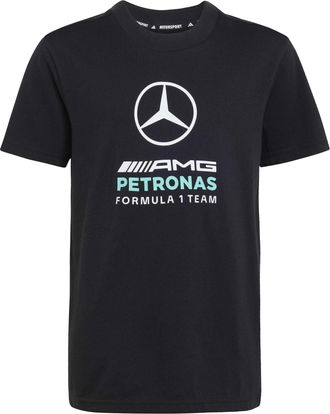 adidas Unisex Kids Mercedes - AMG Petronas Formula 1 Team DNA Graphic Tee, Black, 11-12 Years