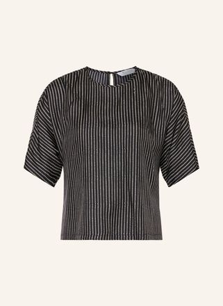 Max Mara Blusenshirt Nordica Aus Seide Mit 3/4-Arm schwarz