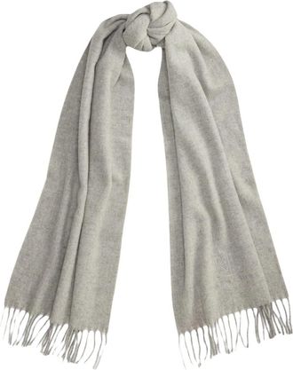 Ralph Lauren &Eacute;charpe tiss&eacute;e en laine et cachemire WL - Femme - Accessoires - Gris - Taille: ONE Size