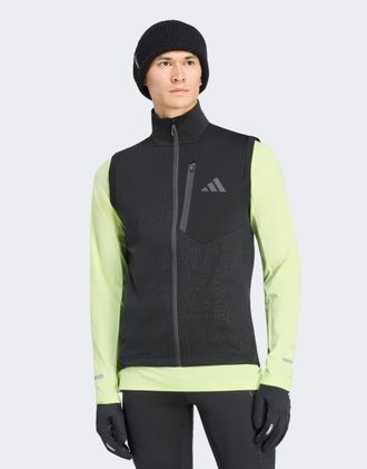 adidas Terrex xperior Langlauf-Softshell-Weste in Schwarz