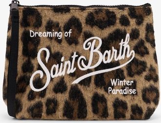 MC2 Saint Barth Aline Felt Leo clutch bag - MC2 SAINT BARTH - gender_Woman