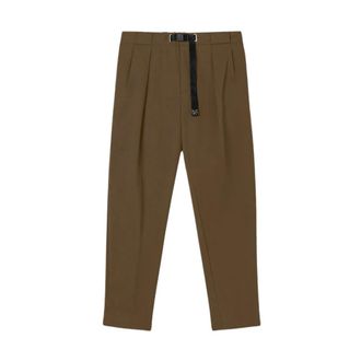 White Sand Baumwollhose mit Kordelzug - - Trousers - Herren - Braun - S