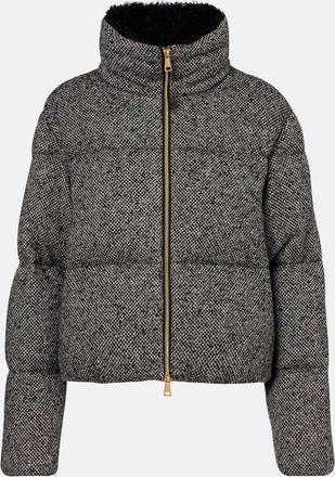 Moncler Daunenjacke Careil aus Bouclé