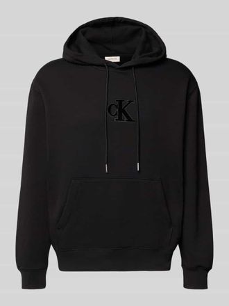 Calvin Klein Jeans Regular Fit Hoodie mit Logo-Patch Modell Fleece