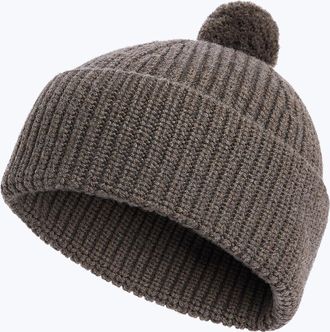 Fursac Bonnet en laine &agrave; pompon - Taille Unique - Homme