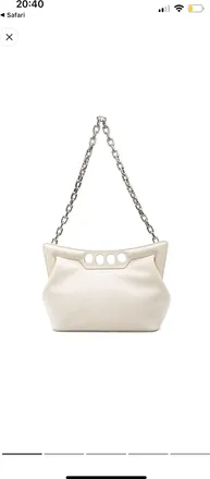 Alexander McQueen Ivory Shoulder Bag Size 38