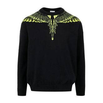 Marcelo Burlon Icon Wings Sweater - - Knitwear - Herren - Schwarzk - L