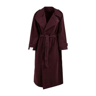 Icon Denim Los Angeles Snow Trenchcoat - - Coats - Damen - Rot - XS