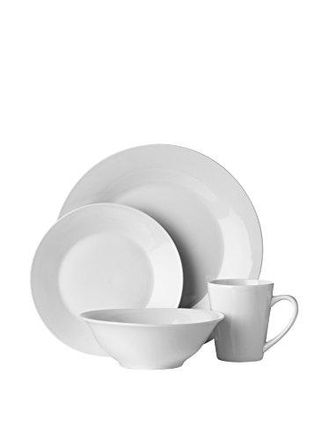 Premier Easentials by Premier 0722300 Porzellan Geschirrset weiß