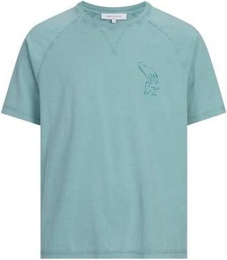 Maison Kitsun&eacute; T-shirt droit imprim&eacute; Fox en coton