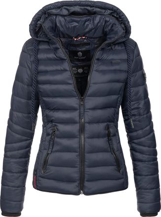 Navahoo Damen Steppjacke Lulana - Leicht, Stylisch & Abnehmbare Kapuze