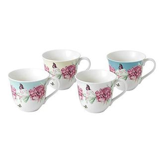 Royal Albert Miranda Kerr Everyday 40033975 Lot de 4 Tasses en Porcelaine Multicolore 350 ML