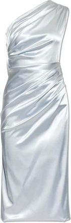 Dolce & Gabbana Femme, Robes, Bleu, Taille: 38 FR Robe asym&eacute;trique en satin stretch