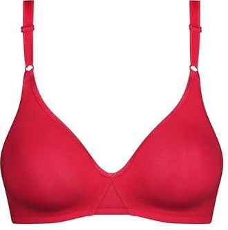 Dim Femme sans Armatures Mes Essentiels by X1 Bra, Rouge Cheri, 105B EU
