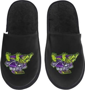 Generic L&eacute;g&egrave;re Pantoufles Tortue Machine Animal Chausson Maison Classiques Chaussons Femme pour Adulte Femme Maison L