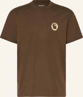 Carhartt Work in Progress Carhartt Wip T-Shirt Linked Charms braun