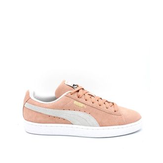 Puma Wildleder Schn&uuml;rschuhe Gummisohle - - Shoes - Herren - Rosa - 40 EU