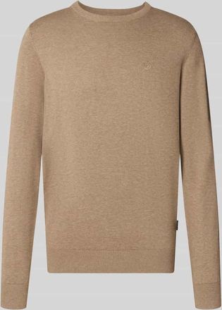 Bugatti Relaxed Fit Strickpullover aus reiner Baumwolle