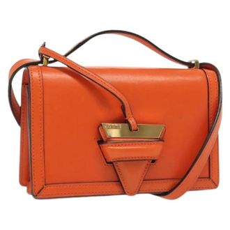 Loewe Pre-owned Cuir sacs-ports-paule - Femme - Pre-owned - Orange - Taille: ONE Size