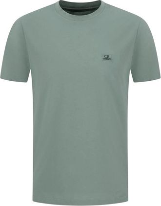 C.P. Company C.p. Company, Homme, Tops, Vert, Taille: S Logo T-shirt