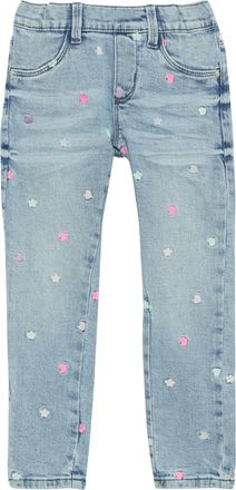 s.Oliver Jeans Treggings/Skinny Fit/Mid Rise/Skinny Leg/mit Stickerei hellblau 110/SLIM