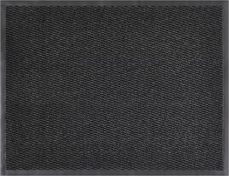 Andiamo Andiamo Paillasson Easy - Pour lintérieur et lextérieur - Avec dos Antidérapant - Anthracite - 80 x 120 cm