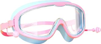 CHICIRIS Schwimmbrille mit Großem Rahmen, Beschlagfrei und Wasserdicht, für Jungen und Mädchen, die Schwimmen Lernen (puderblau)
