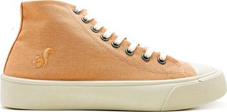 Thies Damen vegan Sneaker Natural Dye Cup Hi Apricot Orange