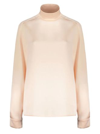 Cedric Charlier Bluse mit Print - Rosa