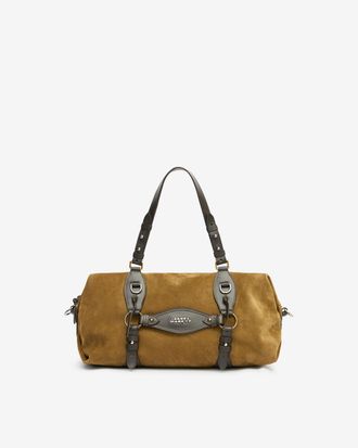 Isabel Marant Sac Tilpa En Cuir Velours - - Taupe - - Isabel Marant